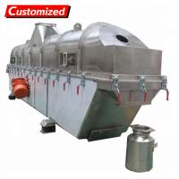 China Customized 300KG/H Stainless Steel Vibrating Fluidized Bed Dryer for Food and Chemical Processing for sale