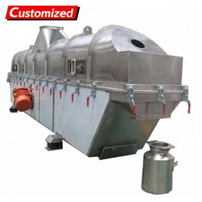 China Customized 300KG/H Stainless Steel Vibrating Fluidized Bed Dryer for Food and Chemical Processing for sale
