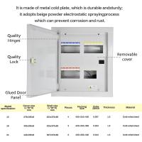 China PZ30-J Double-Door Electrical Distribution Box IP55 Waterproof 220V/380V 100A for sale