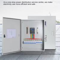 China Customizable Double-Door Distribution Panel IP54 Hot-Dip Galvanized Steel 400x300x200mm Indoor Outdoor for sale