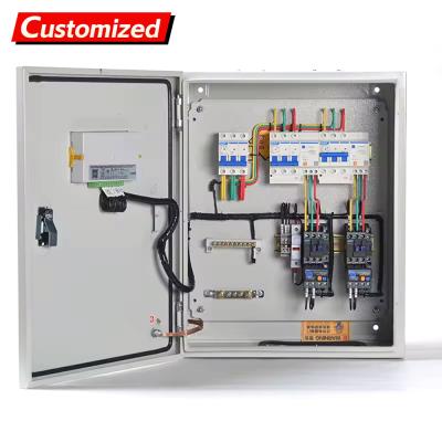 China Custom Hot-Dip Galvanized Steel Water Pump Control Box 220V/380V IP30-IP65 for sale
