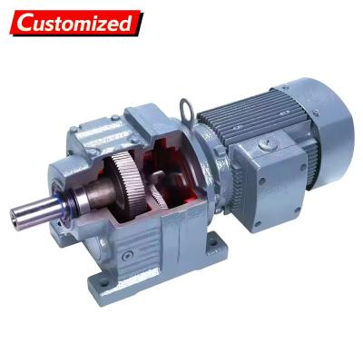 China Custom Coaxial Gear Reducer Motor 1.5kW 20:1 Ratio CE UL Certified Industrial Speed Reducer for sale