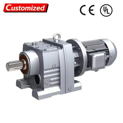 China Custom High-Torque Helical Gear Reducer 25kg CE Certified Industrial Gearbox for OEM Applications for sale