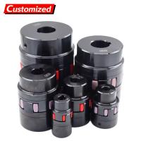 China XL12 Star Coupling 40mm OD 8-25mm Bore Flexible Spline Shaft Coupling Steel Nylon Sleeve for sale