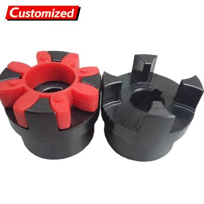 China Custom OEM Flexible Star Coupling 2000 Nm Rated Torque 5000 RPM Lubrication-Free Steel Shaft Coupling for sale
