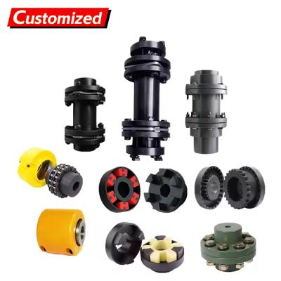 China Flexible Star Coupling 2000 Nm Rated Torque 5000 RPM Max Speed Steel Disc Coupling for Industrial Machinery for sale