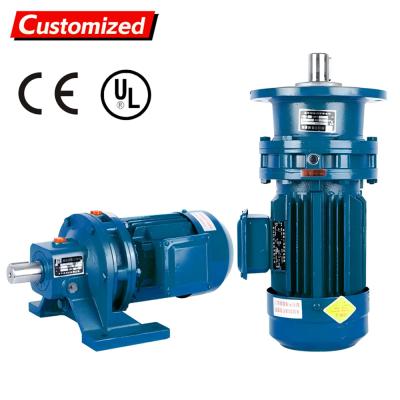China Custom Cycloidal Gearmotor 740 Nm Torque Cast Iron Housing 0.75KW to 1.5KW 95% Efficiency for sale