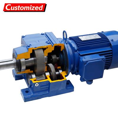 China Custom Helical Gearbox Reducer Motor 14-280 rpm 10.6-952000 Nm Industrial for sale
