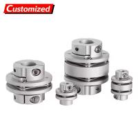 China Custom High-Torque Double Diaphragm Rigid Coupling 5-38mm Aperture 2-90 Nm for Drive Equipment for sale