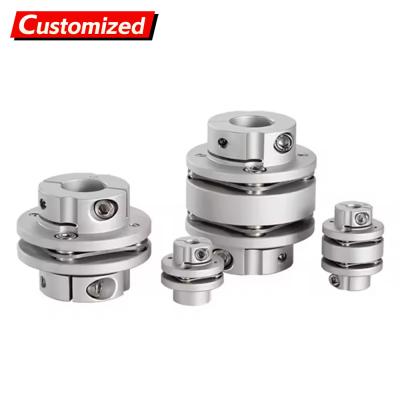 China Custom High-Torque Double Diaphragm Rigid Coupling 5-38mm Aperture 2-90 Nm for Drive Equipment for sale