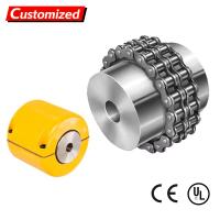 China Custom Heavy Duty Roller Chain Coupling 190-186000 Nm Torque 12-360mm Bore for Mining Metallurgy for sale