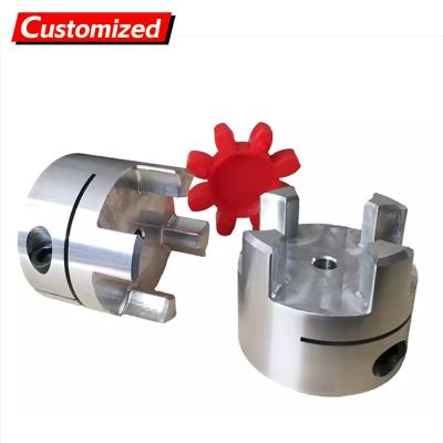 China Custom Flexible Shaft Coupling 100 Nm Rated Torque 1000 RPM Aluminum Stainless Steel for sale