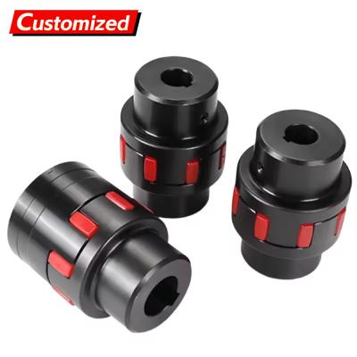 China OEM High-Torque 2000N-m Flexible Star Coupling Steel Jaw Type with Keyway for sale