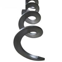 China Custom Single Feed Screw 12-250mm Diameter for Injection Molding Extruder Conveying for sale
