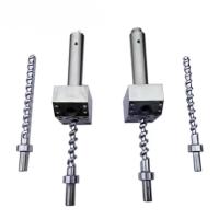 China Custom Single Feed Screw 12-250mm Diameter for Injection Molding Extruder Conveying for sale