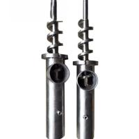 China Custom Single Feed Screw 12-250mm Diameter for Injection Molding Extruder Conveying for sale
