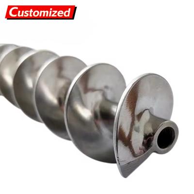 China Custom Single Feed Screw 12-250mm Diameter for Injection Molding Extruder Conveying for sale