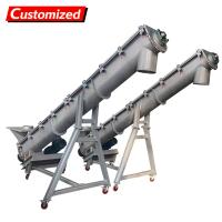 China Custom Stainless Steel Screw Auger Conveyor 380V U-Type for Industrial Sludge for sale