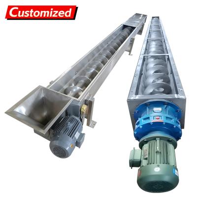 China Stainless Steel Shaftless Screw Conveyor 300mm Anti-Wrapping Easy Maintenance for sale