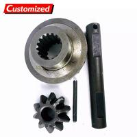 China Custom 20CrMnTi Forged Carburized Spline Shaft Differential Kit 60-70 HRC for ISUZU DMAX for sale