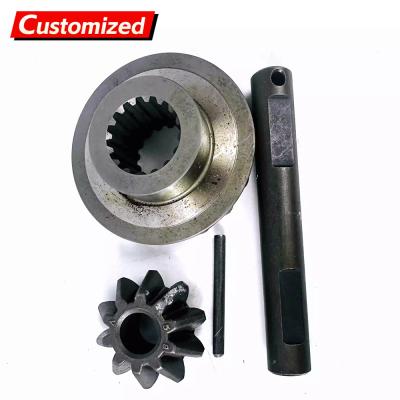 China Custom 20CrMnTi Forged Carburized Spline Shaft Differential Kit 60-70 HRC for ISUZU DMAX for sale