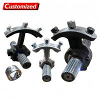 China Custom Black Aluminum Intermediate Hanger Bearing for 8-Inch Screw Conveyor Powder Metallurgy Shells for sale