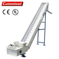 China Food Grade PU Belt Conveyor 15-45 Degree Slope 55 Decibel Grain Loading Unloading for sale