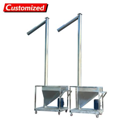 China Custom Stainless Steel Vertical Screw Conveyor 2m Height for Heat Resistant Material Lifting for sale