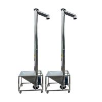 China Custom Stainless Steel Vertical Screw Conveyor 2m Height for Heat Resistant Material Lifting for sale