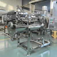China Stainless Steel Horizontal Ribbon Mixer 100-500L Variable Speed Electric Heating Powder Blender for sale