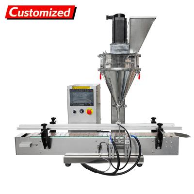China Customized Automatic Desktop Powder Filling Machine 50g-500g PLC Control 304 Stainless Steel for sale
