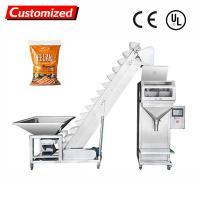 China Semi-Automatic Granule Filling and Sealing Machine 220V 50HZ 5-10 Bags/Min Stainless Steel 201/304 for sale