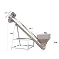 China Custom Stainless Steel Screw Feeder Conveyor 380V 220V 110V for Powder Granule for sale