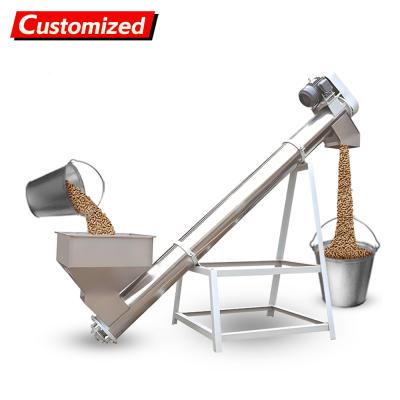 China Custom Stainless Steel Screw Feeder Conveyor 380V 220V 110V for Powder Granule for sale