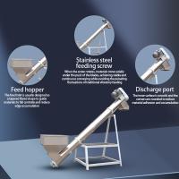 China Custom Stainless Steel Screw Feeder Conveyor 380V 220V 110V for Powder Granule for sale