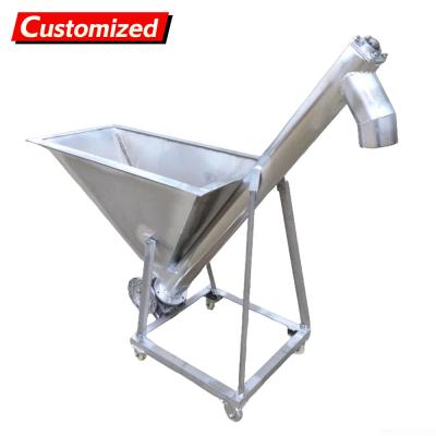 China Custom Stainless Steel Screw Conveyor 18.5 kW 380V for Powdered Sugar Transport for sale