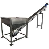 China Custom U-shaped Screw Conveyor 160mm Blade Diameter Stainless Steel Powder Leakage Prevention for sale
