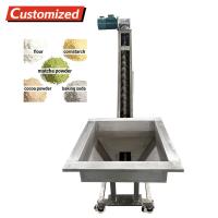 China Custom U-shaped Screw Conveyor 160mm Blade Diameter Stainless Steel Powder Leakage Prevention for sale