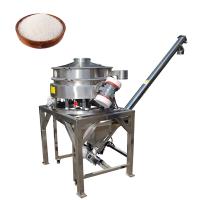 China Custom Stainless Steel Screw Conveyor 110V 380V with Rotating Vibrating Screen for Grain Transport for sale