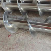 China Custom SUS304 Stainless Steel Auger Screw Feeder 380V 1.5KW Inclined Spiral Conveyor for Food Industry for sale