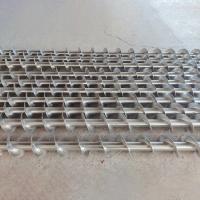 China Custom SUS304 Stainless Steel Auger Screw Feeder 380V 1.5KW Inclined Spiral Conveyor for Food Industry for sale