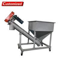 China Customized Stainless Steel Screw Conveyor Feeder for Powder Granules 380V 40m for sale