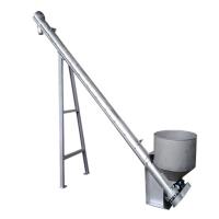 China Customized Stainless Steel Screw Conveyor Feeder for Powder Granules 380V 40m for sale