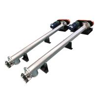 China Customized Stainless Steel Screw Conveyor Feeder for Powder Granules 380V 40m for sale