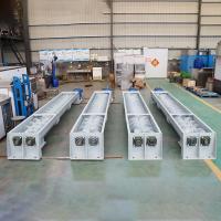 China Customized Stainless Steel 304/316 Inclined Screw Conveyor 25m Length 30T Capacity for sale