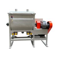 China Custom Stainless Steel 350L Semi-Automatic Horizontal Ribbon Powder Mixer for PVC for sale