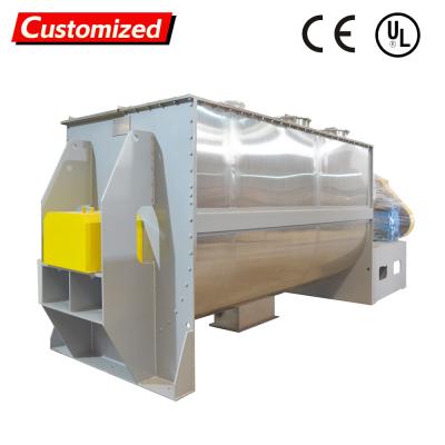China Variable Speed Stainless Steel Horizontal Powder Mixer 500-1000L 380V for sale