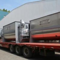 China Variable Speed Stainless Steel Horizontal Powder Mixer 500-1000L 380V for sale