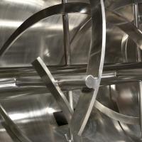China Variable Speed Stainless Steel Horizontal Powder Mixer 500-1000L 380V for sale