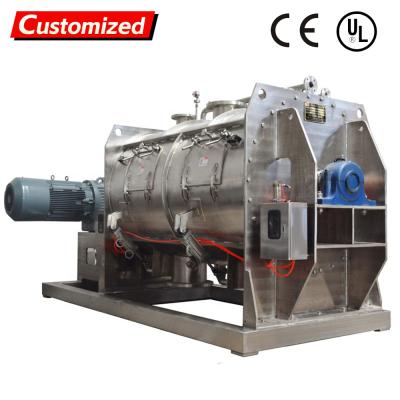 China Industrial Plow-Type Shear Mixer 4000L 22kW Stainless Steel Variable Speed for sale